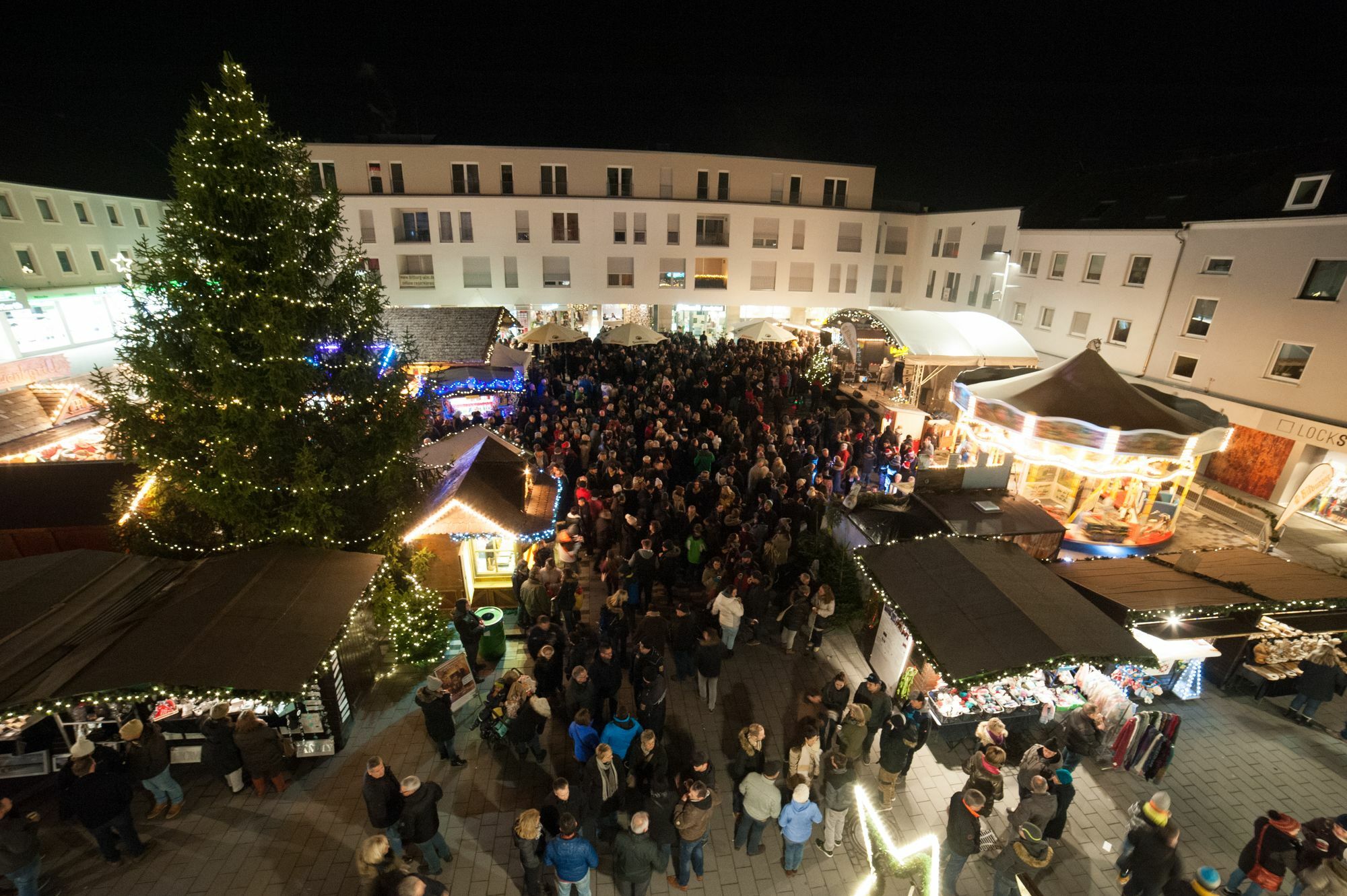 Weihnachtsmarkt Bitburg - Kerstmarkt in Bitburg, Rheinland-Pfalz